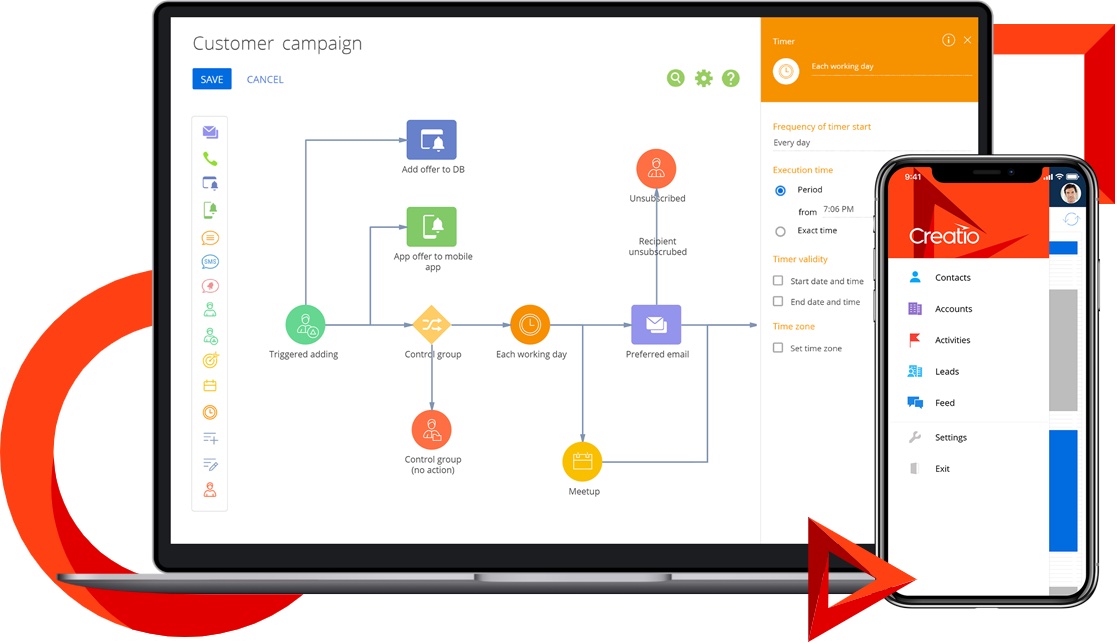 Creatio - Platforma CX low-code/no-code dla średnich i dużych firm
